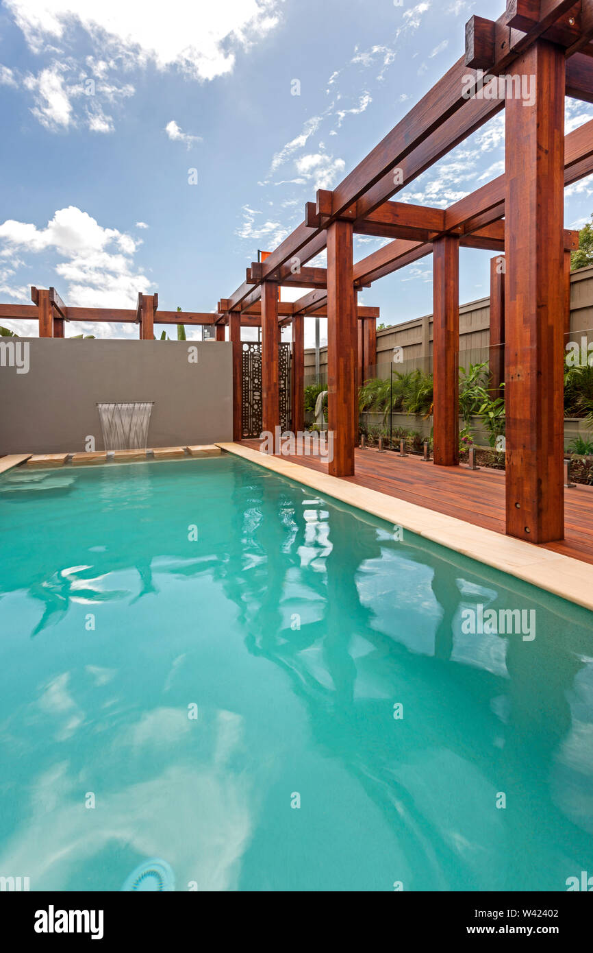 A relaxing swimming pool Stock Photo - Alamy