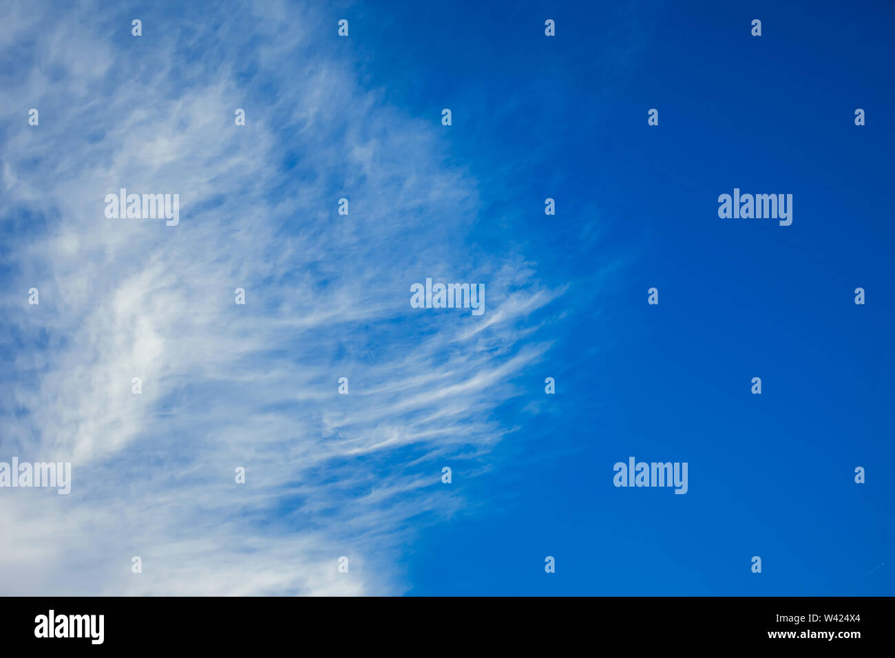 Soft clouds and blue sky, abstract white background Stock Photo - Alamy