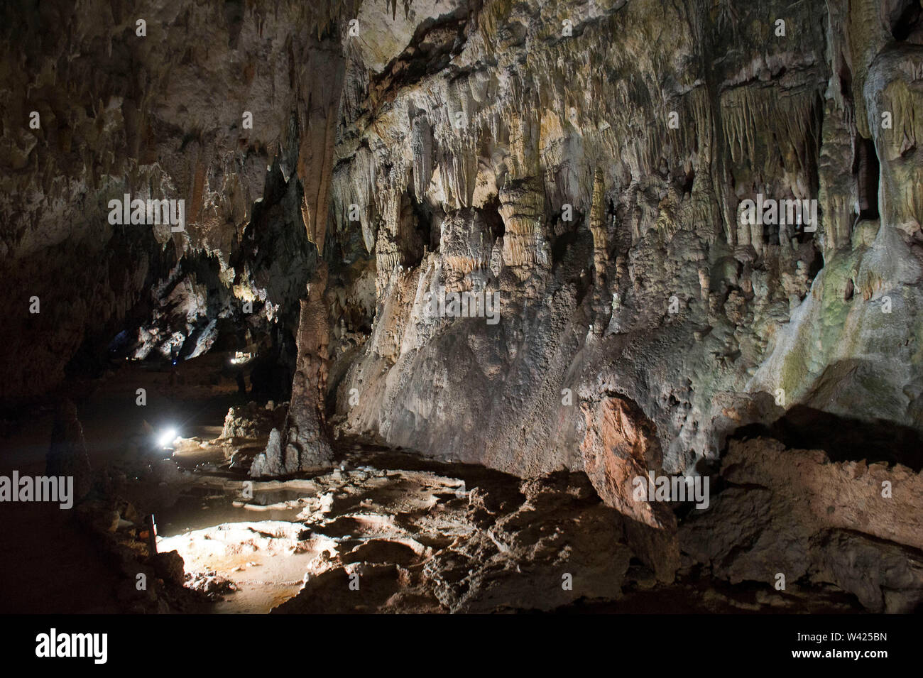 Europe, Italy, Campania, Caves of Pertosa - Auletta. Under the Alburni ...