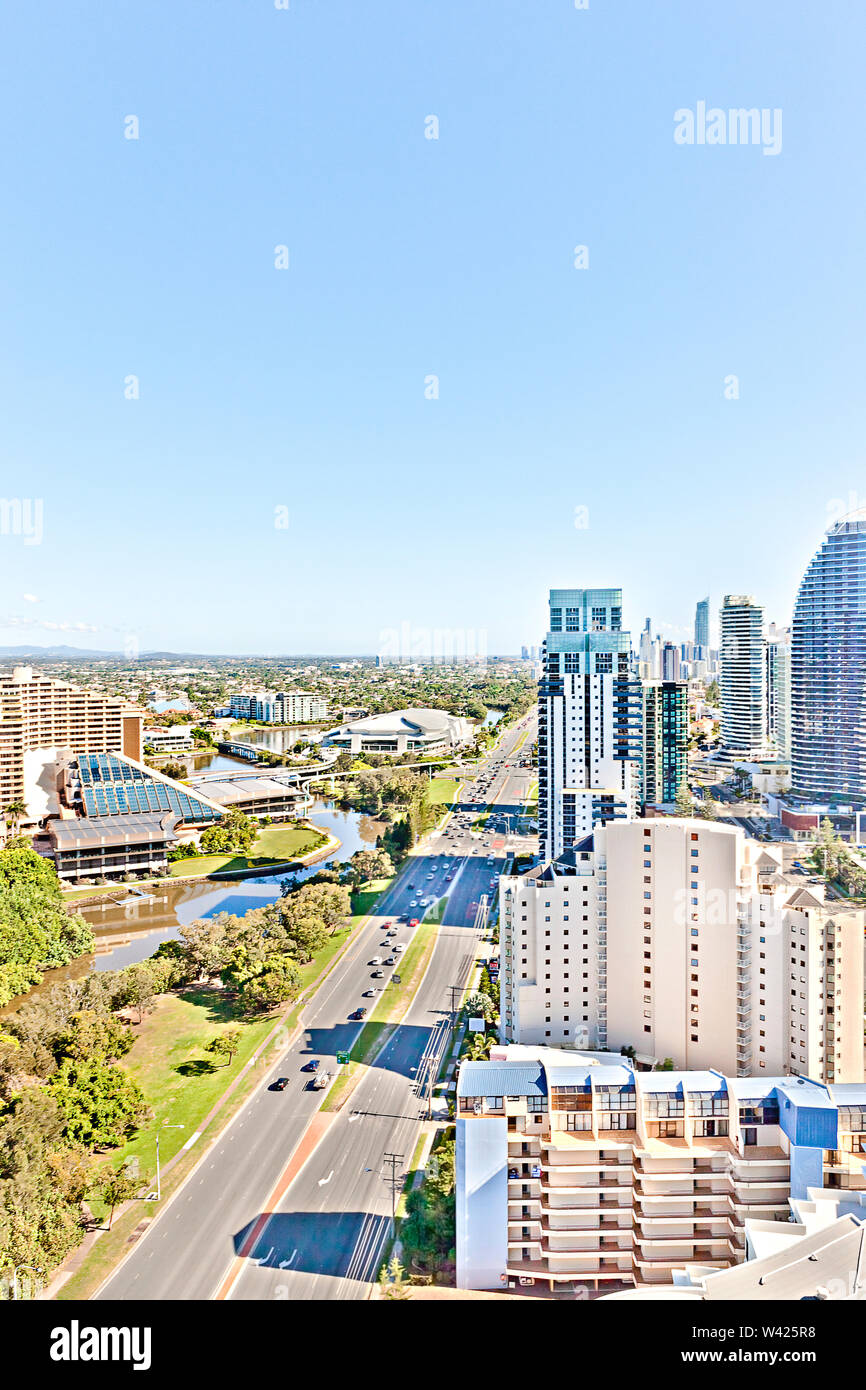 Modern city with technology and facilities also gardens, luxury town ...