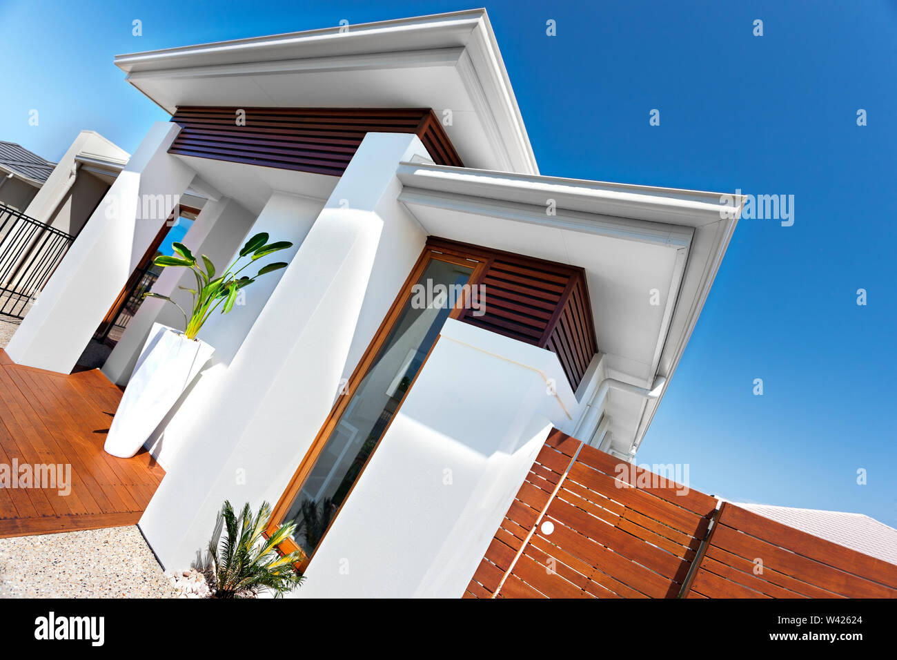 Modern Mansions Front View