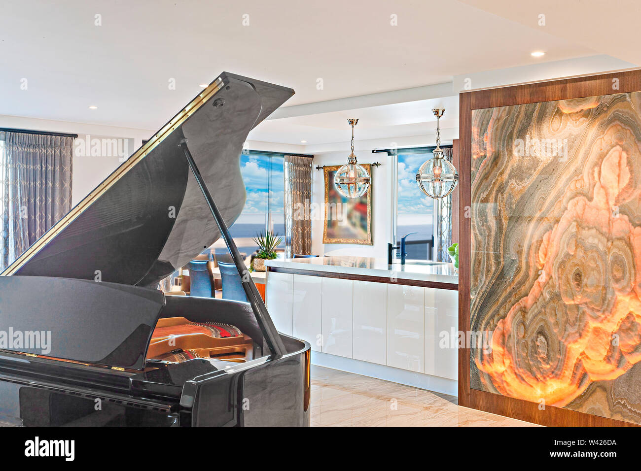 Piano In Kitchen High Resolution Stock Photography and Images - Alamy