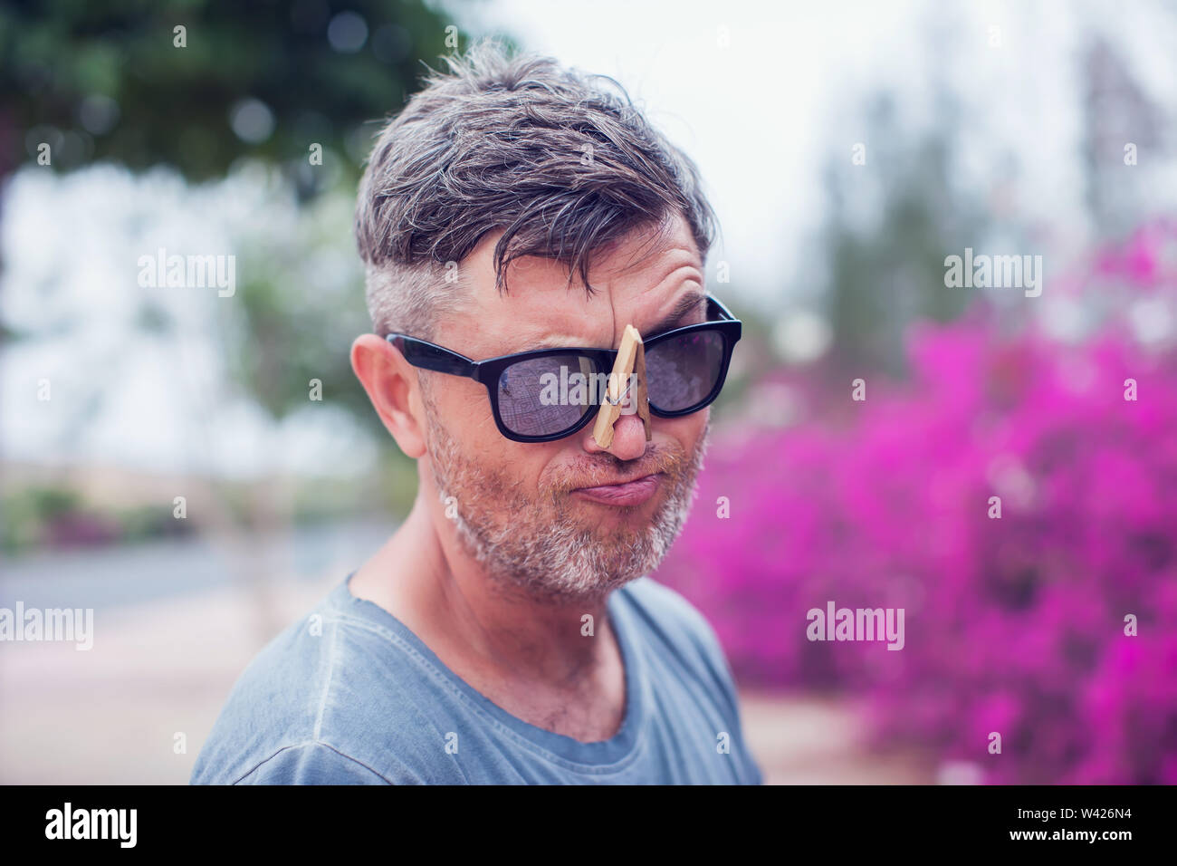 Clothespin nose hi-res stock photography and images - Alamy