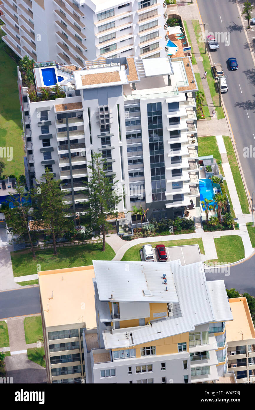Aerial shot modern buildings beach hi-res stock photography and images ...