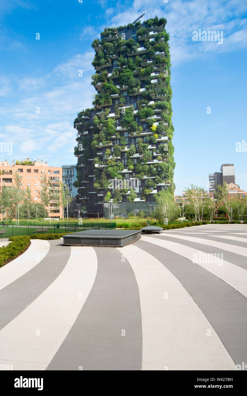 Italy, Lombardy, Milan, Biblioteca degli Alberi, Library of Trees ...