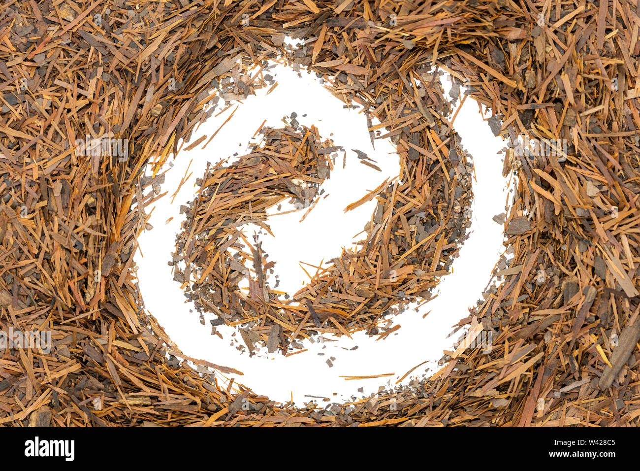 Lapacho herbal tea, close up. Healthy South American tea drink used as ...