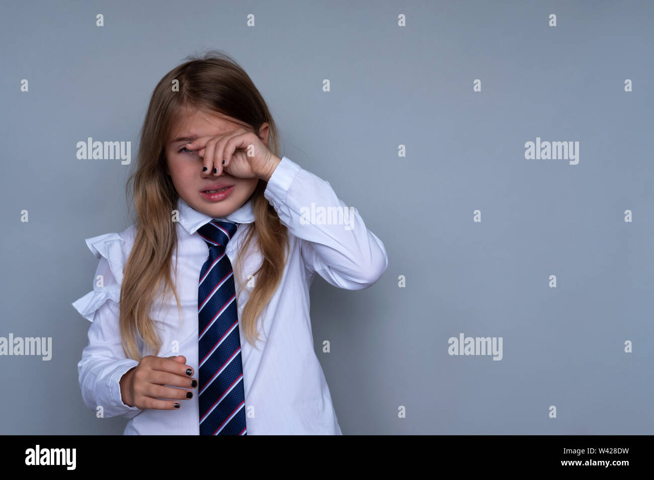 Stressed student uniform hi-res stock photography and images - Alamy