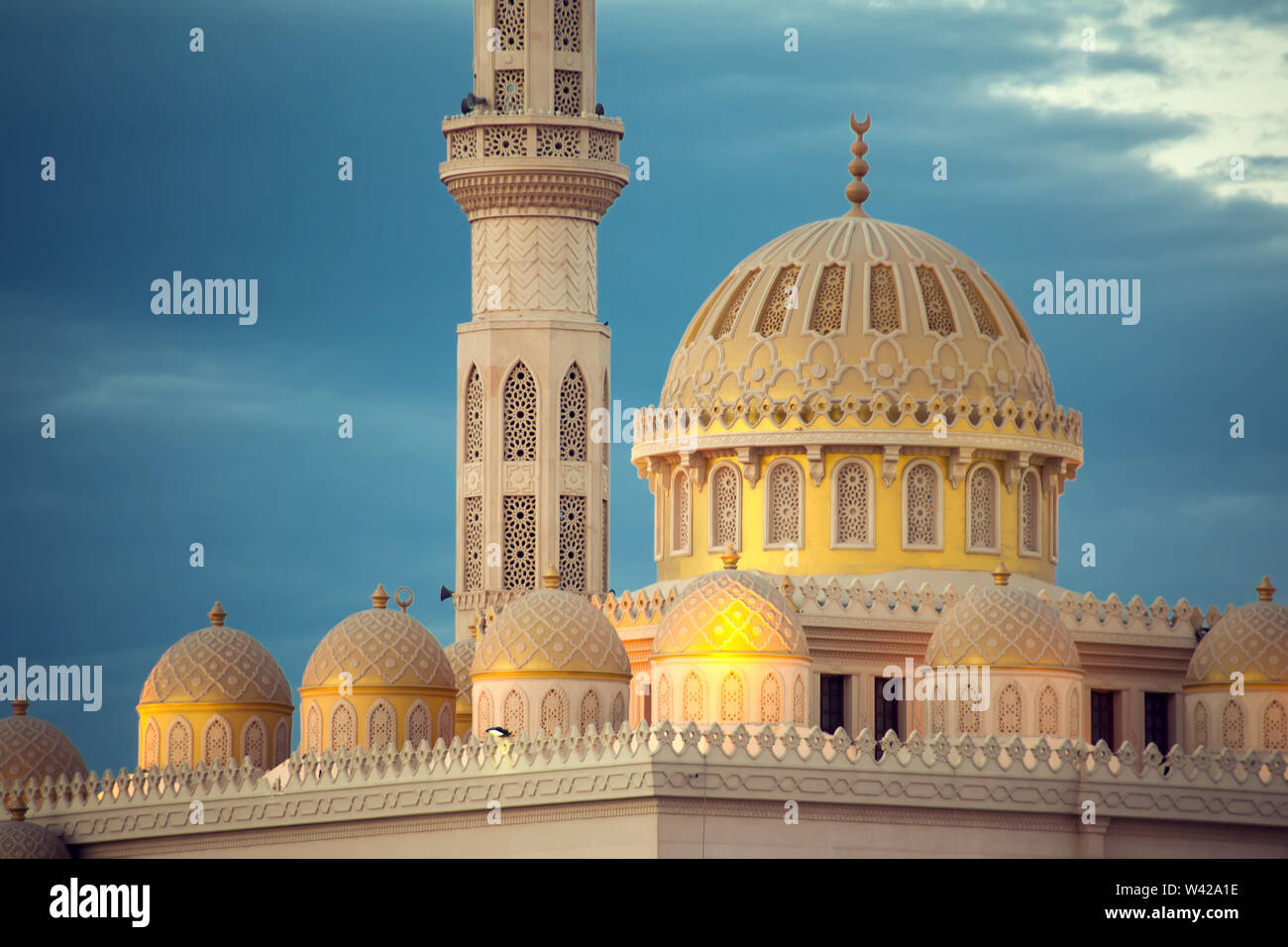 El Mina mosque dome close-up in Hurghada city, Egypt Stock Photo - Alamy