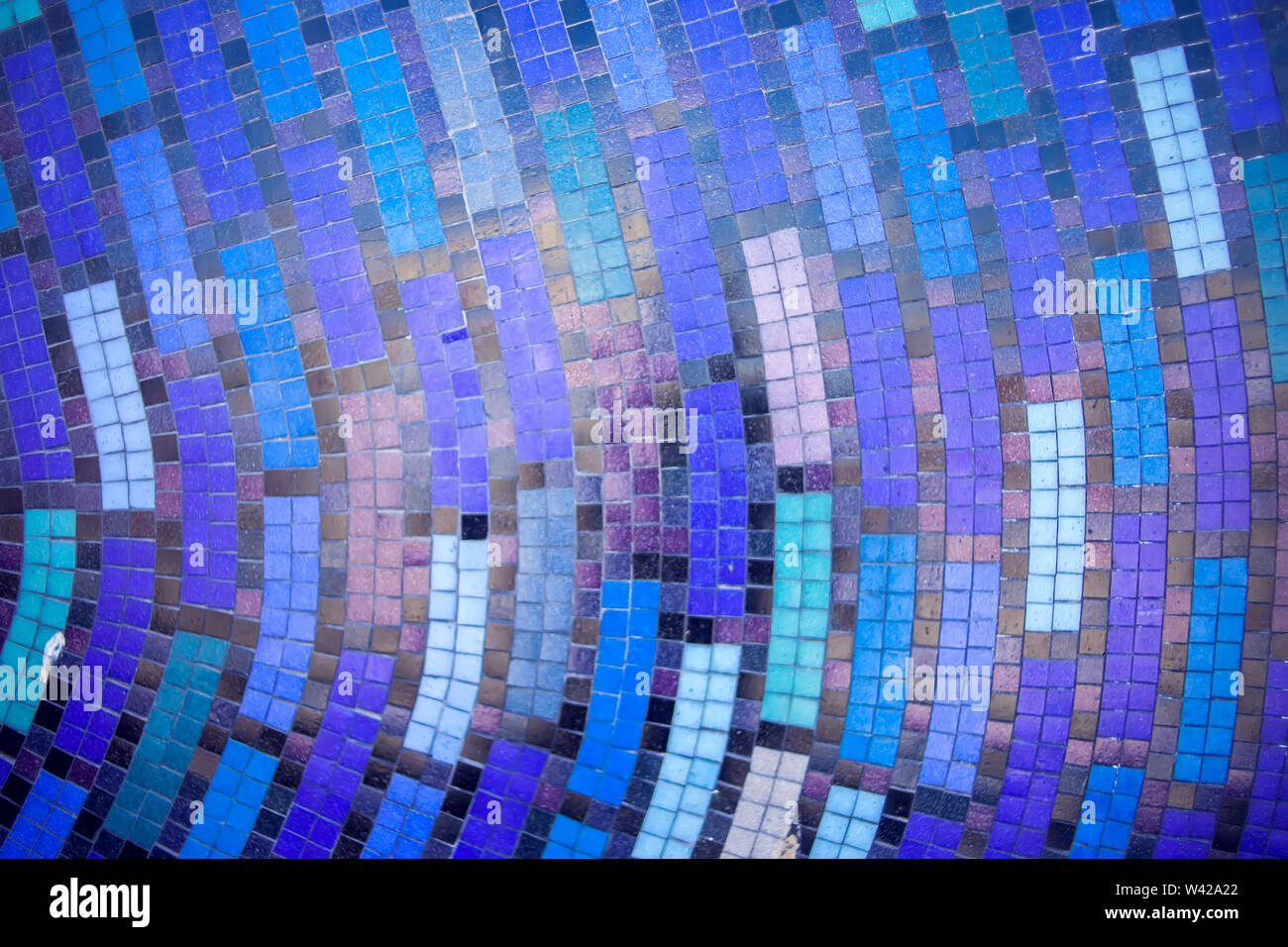 Mosaic tiles of Colorful abstract for background. Blue texture Stock ...