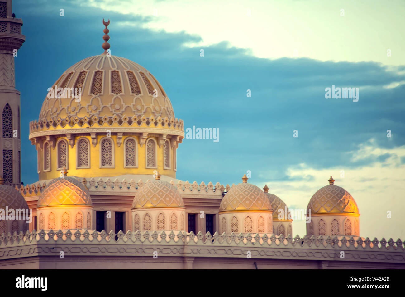 El Mina mosque dome close-up in Hurghada city, Egypt Stock Photo - Alamy