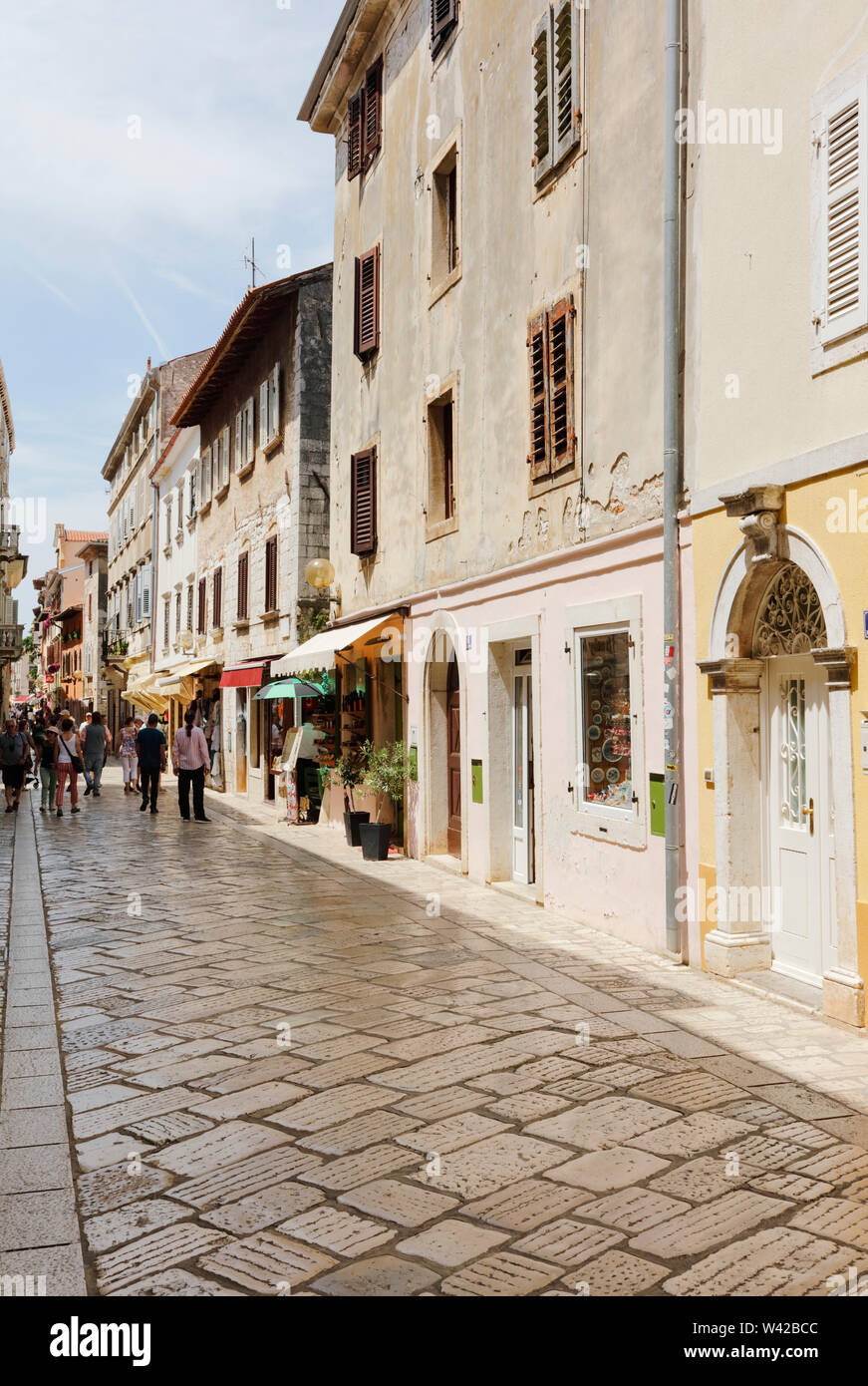 Croatia istria porec harbour street hi-res stock photography and images ...