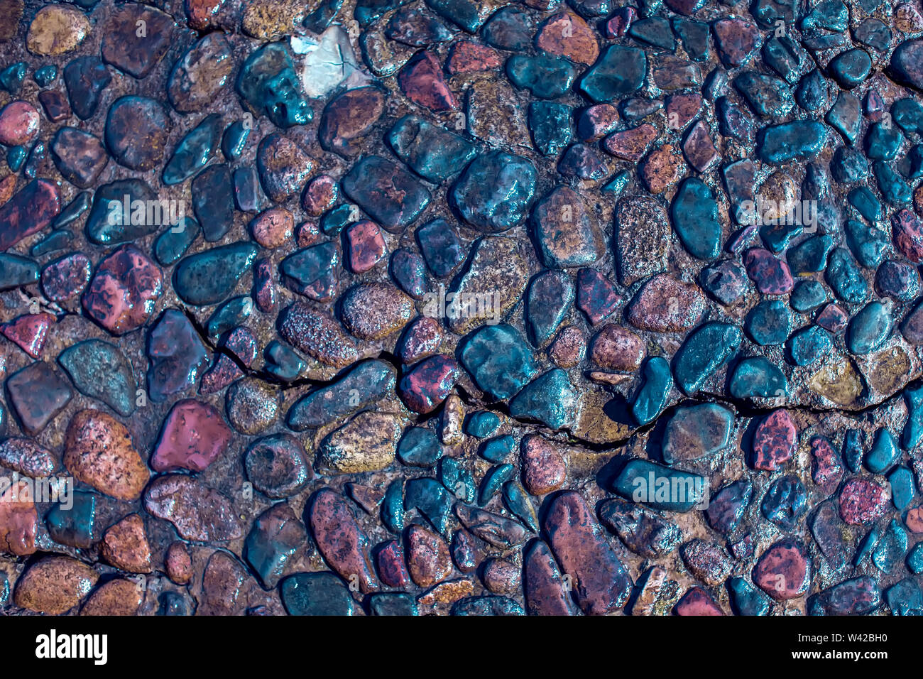 Abstract background with stones. Small pebble rock background Stock ...