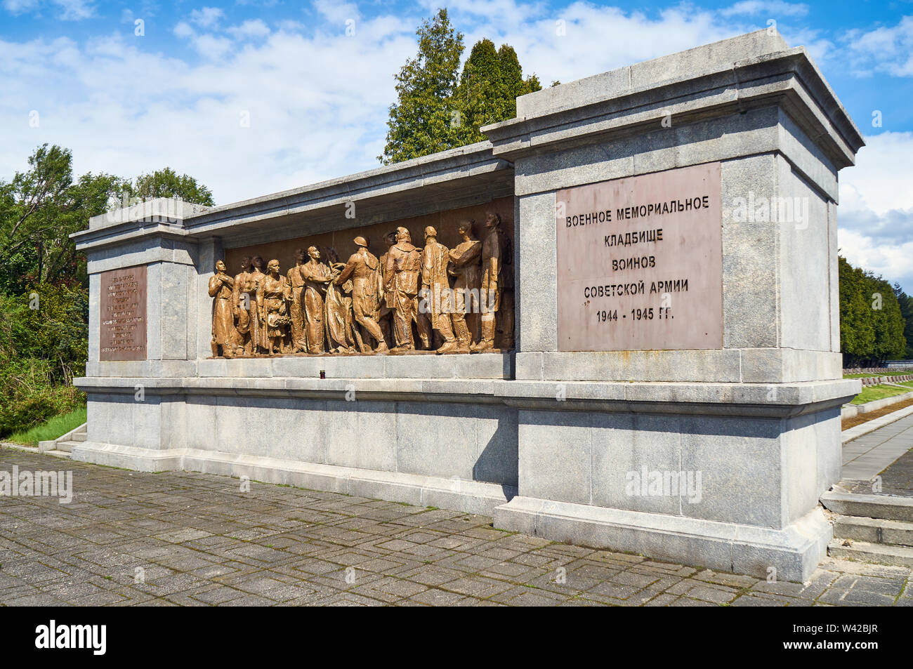 The Soviet Military Cemetery in Warsaw, Poland, is the burial place of ...