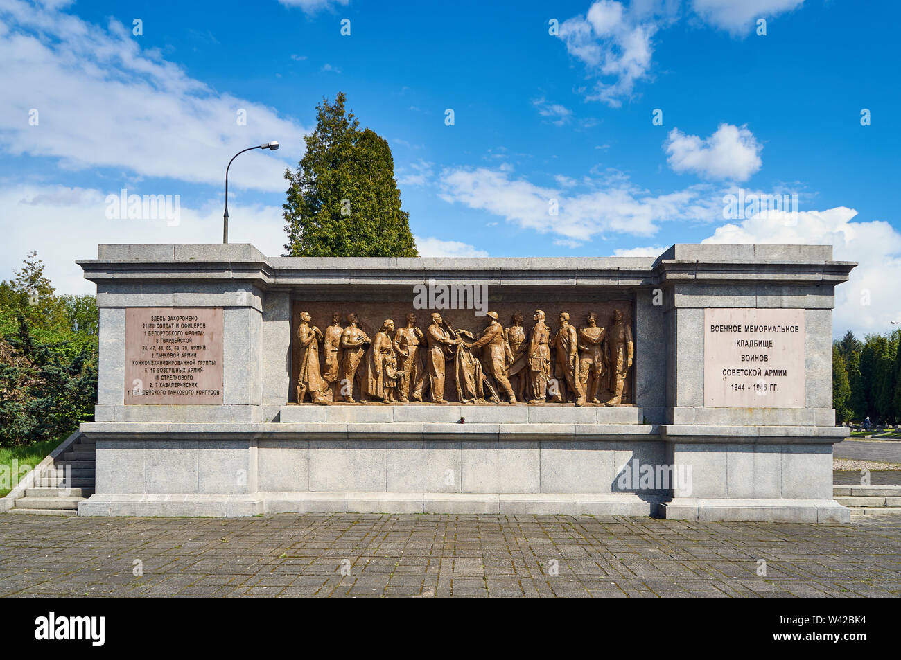 The Soviet Military Cemetery in Warsaw, Poland, is the burial place of ...
