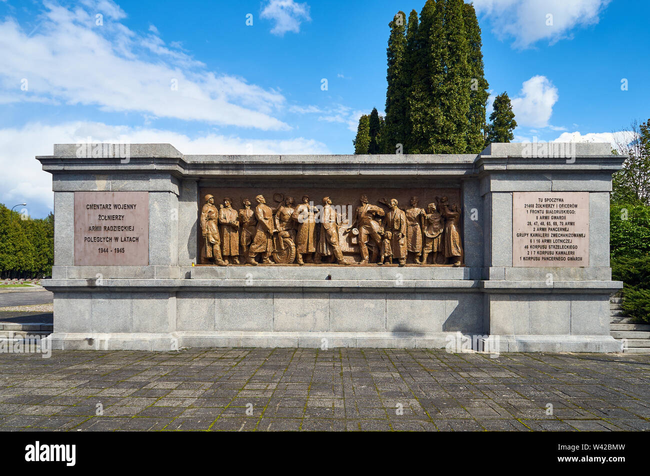 The Soviet Military Cemetery in Warsaw, Poland, is the burial place of ...