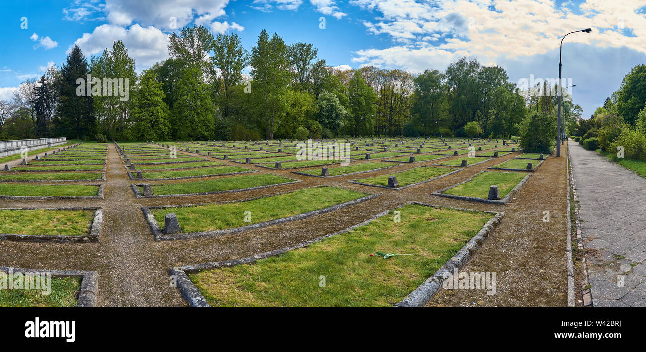 The Soviet Military Cemetery in Warsaw, Poland, is the burial place of ...