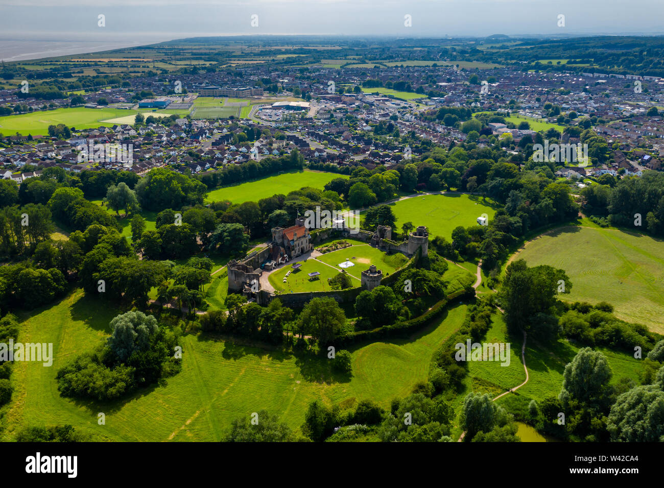 Caldicot castle hi-res stock photography and images - Alamy