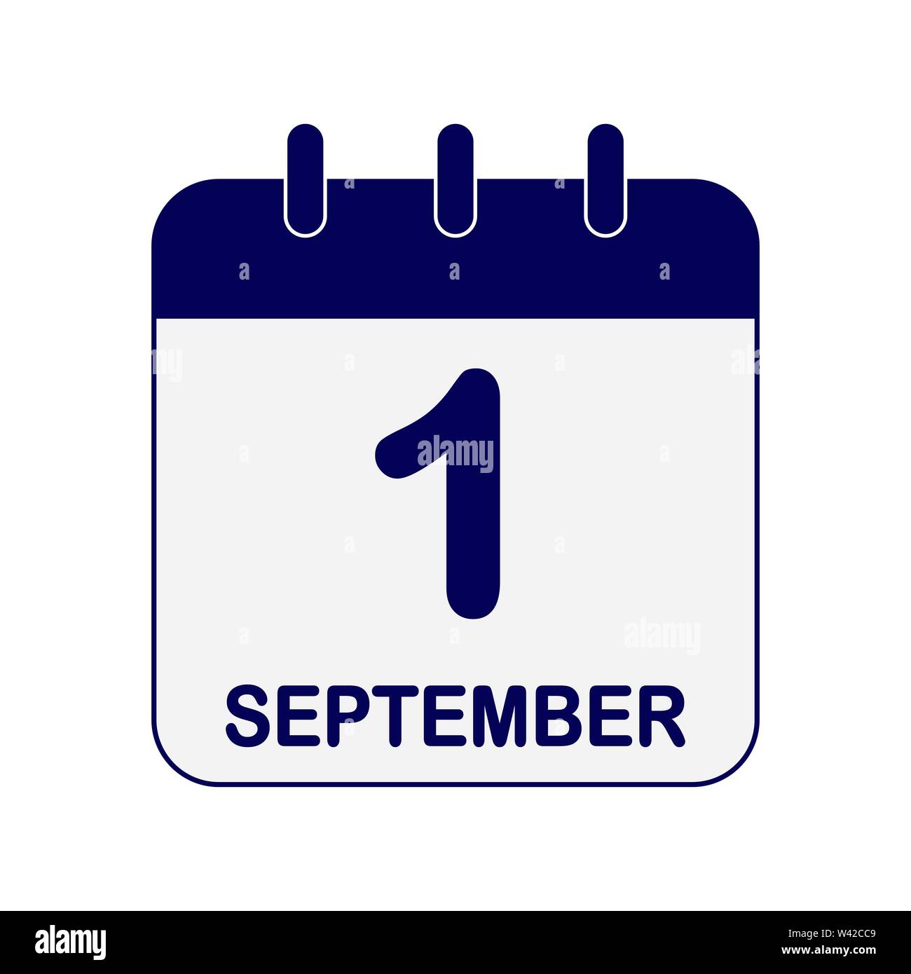 Blank tear off calendar hi-res stock photography and images - Alamy