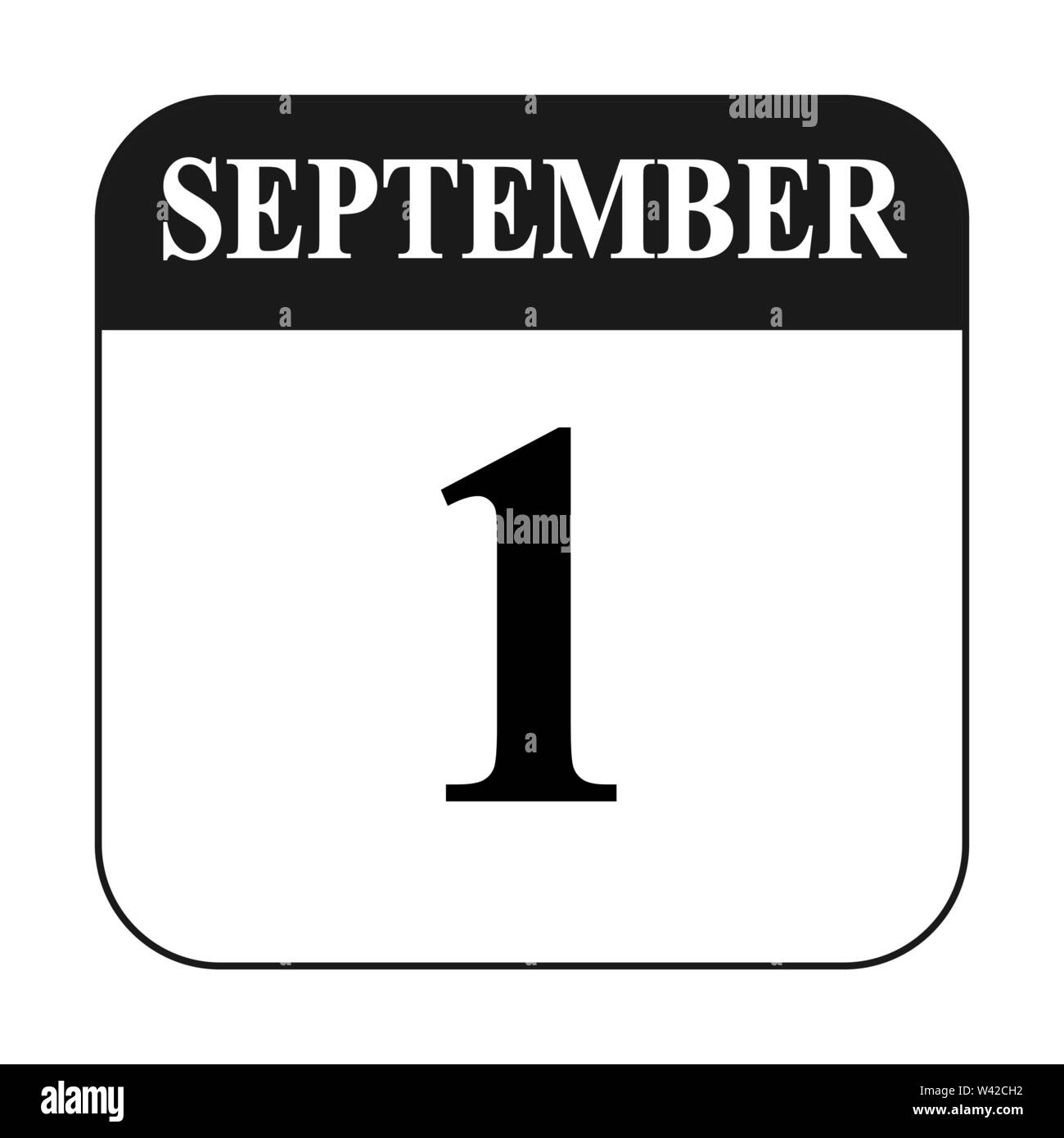 Blank tear off calendar hi-res stock photography and images - Alamy