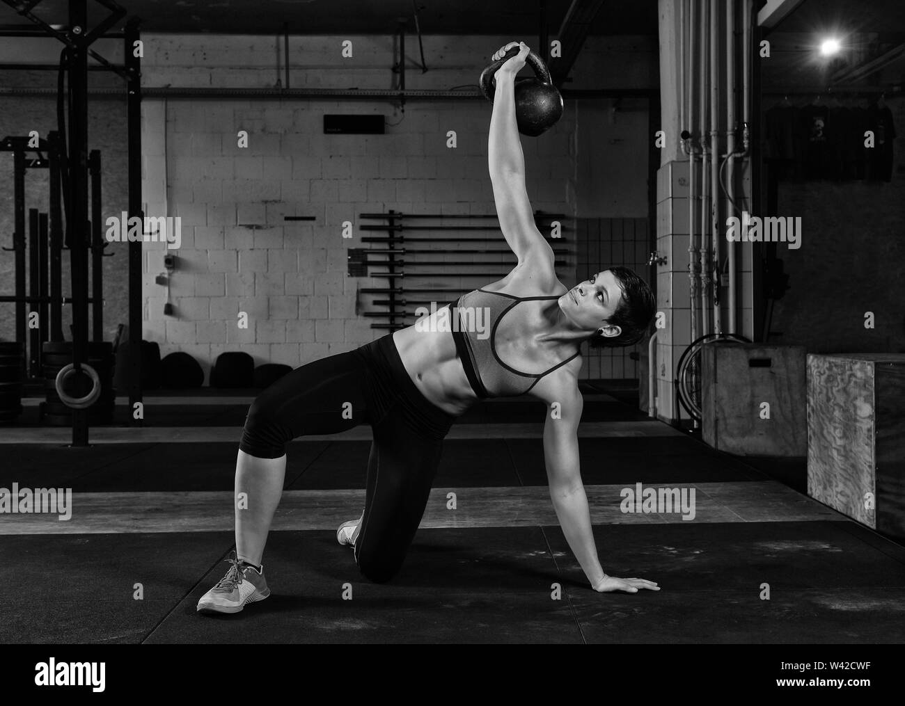 Training abs Black and White Stock Photos & Images - Alamy