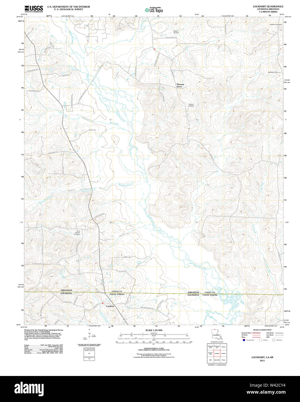 Lockhart map hi-res stock photography and images - Alamy