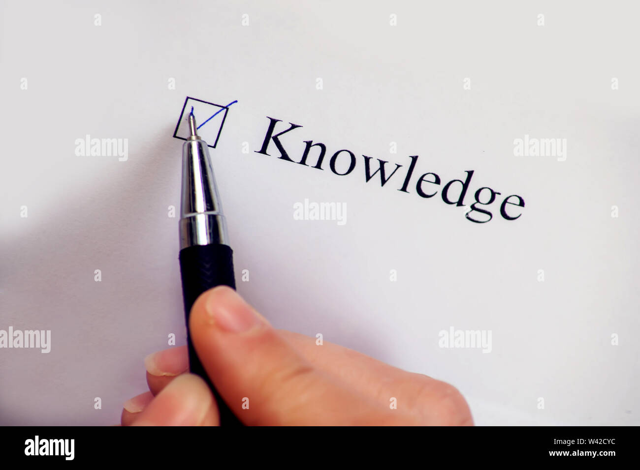 Knowledge check hi-res stock photography and images - Alamy