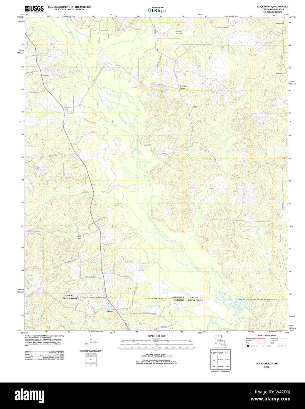 Lockhart map hi-res stock photography and images - Alamy