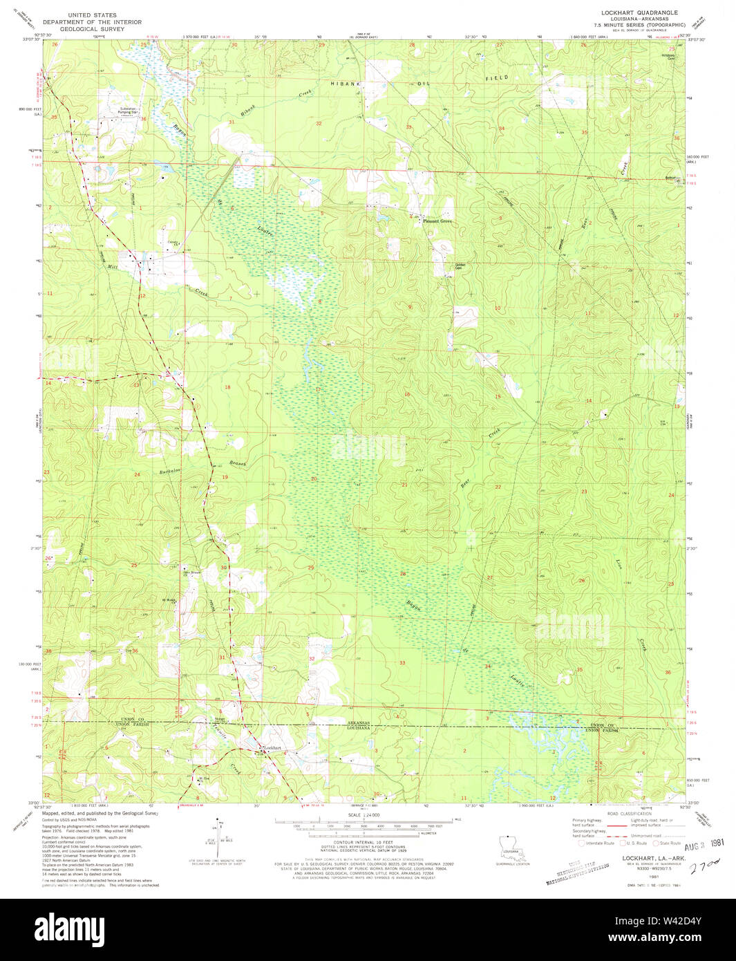 Lockhart map hi-res stock photography and images - Alamy
