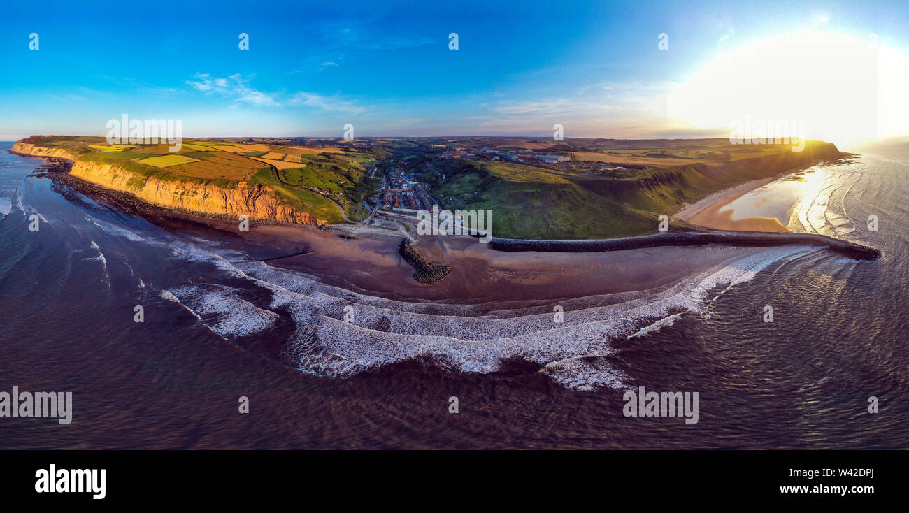 Skinningrove aerial hi-res stock photography and images - Alamy
