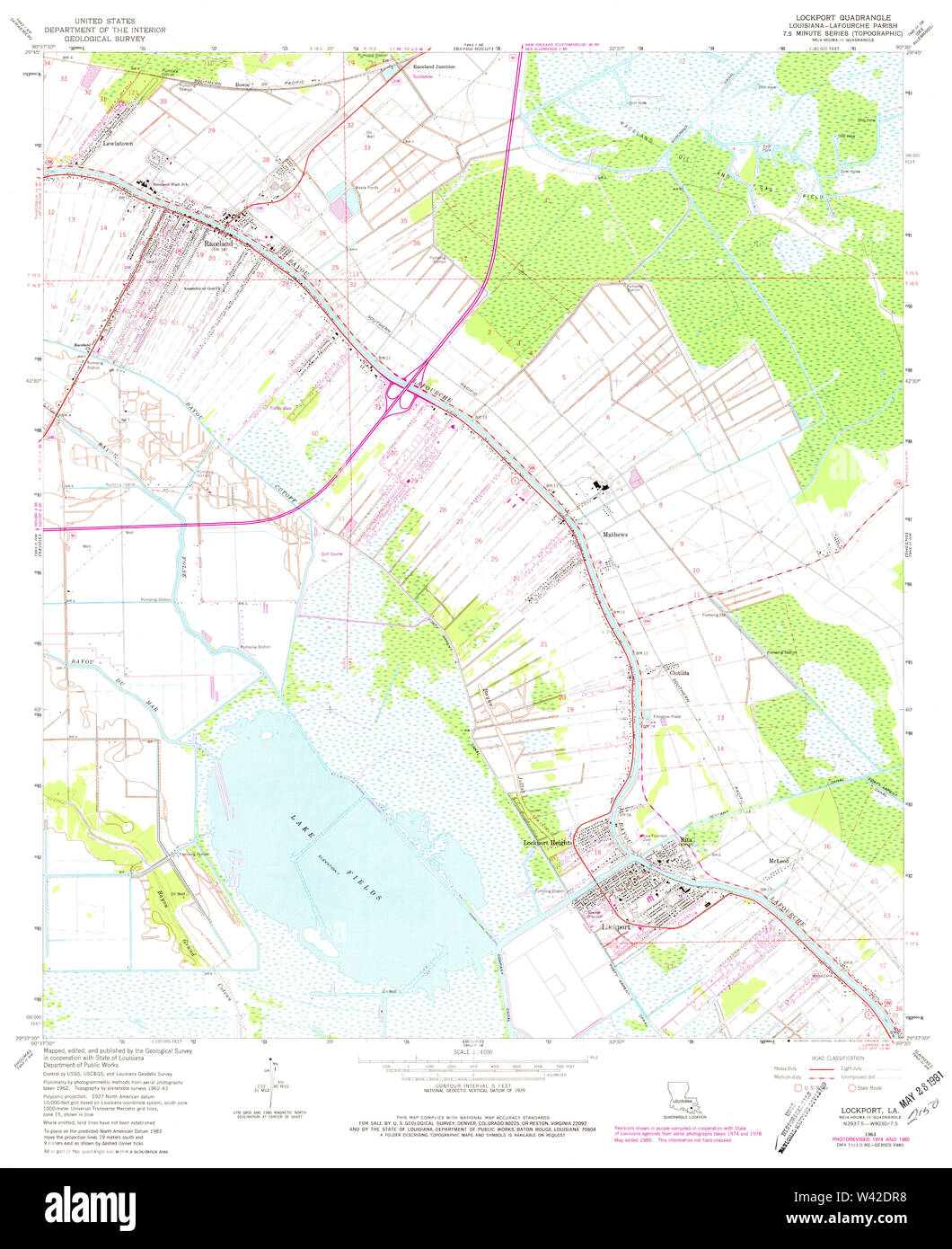 Map of lockport hi-res stock photography and images - Alamy