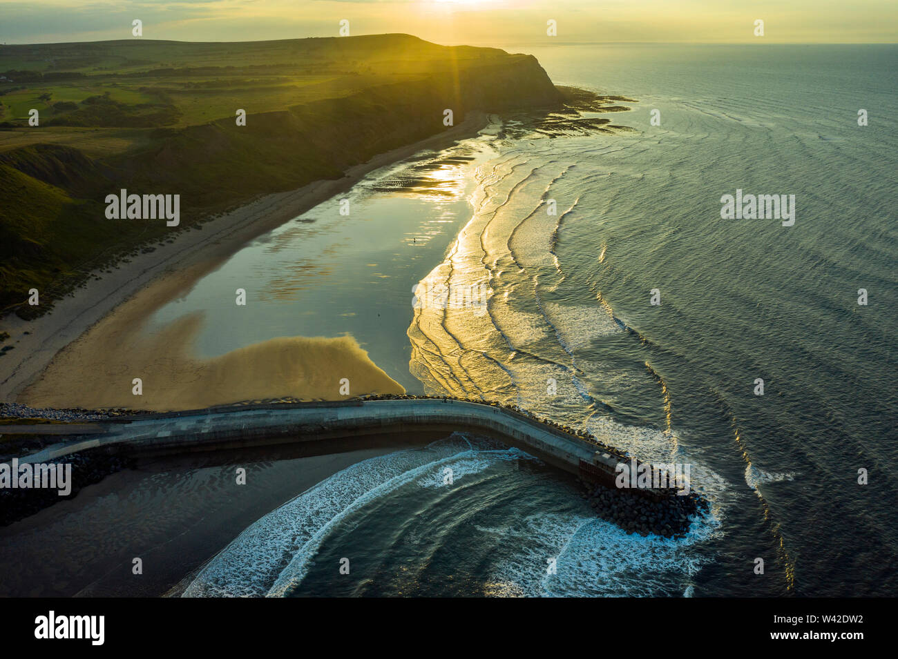 Skinningrove aerial hi-res stock photography and images - Alamy