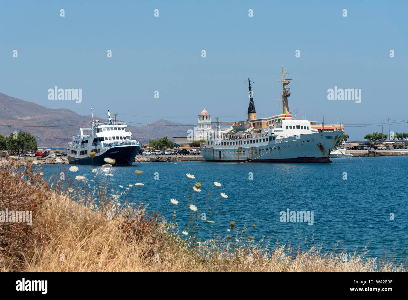 Kissamos Port, Kastelli, Crete, Greece. June 2019. The Spirit of Athos ...