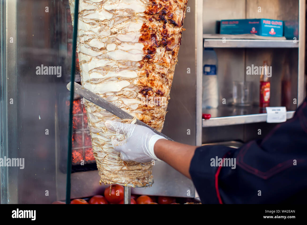 Kebab preparation hi-res stock photography and images - Alamy