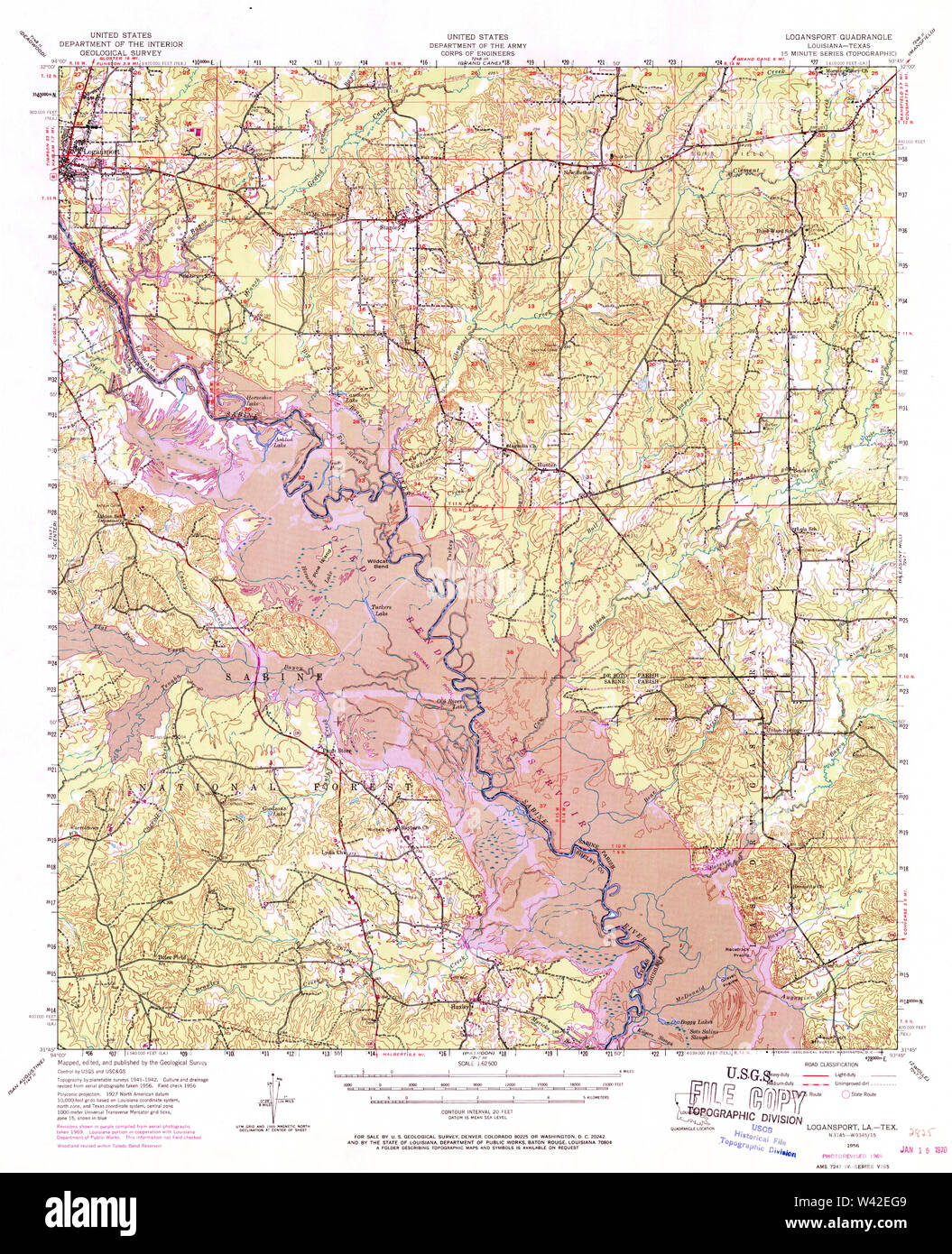 Logansport louisiana map hi-res stock photography and images - Alamy