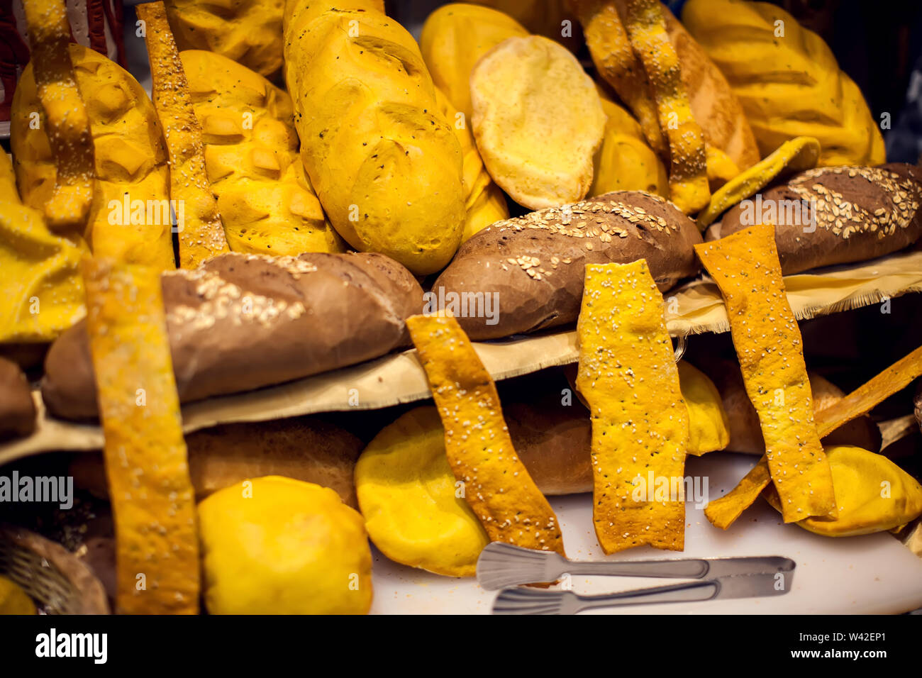 Fresh bread different kinds hi-res stock photography and images - Alamy
