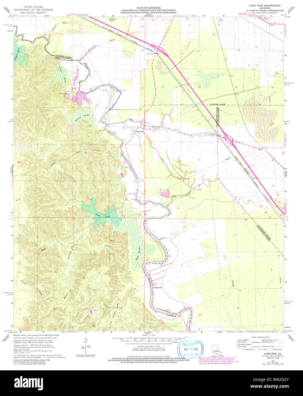 La pine map hi-res stock photography and images - Alamy