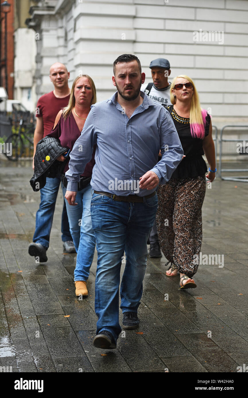 James goddard outside westminster magistrates court hi-res stock ...