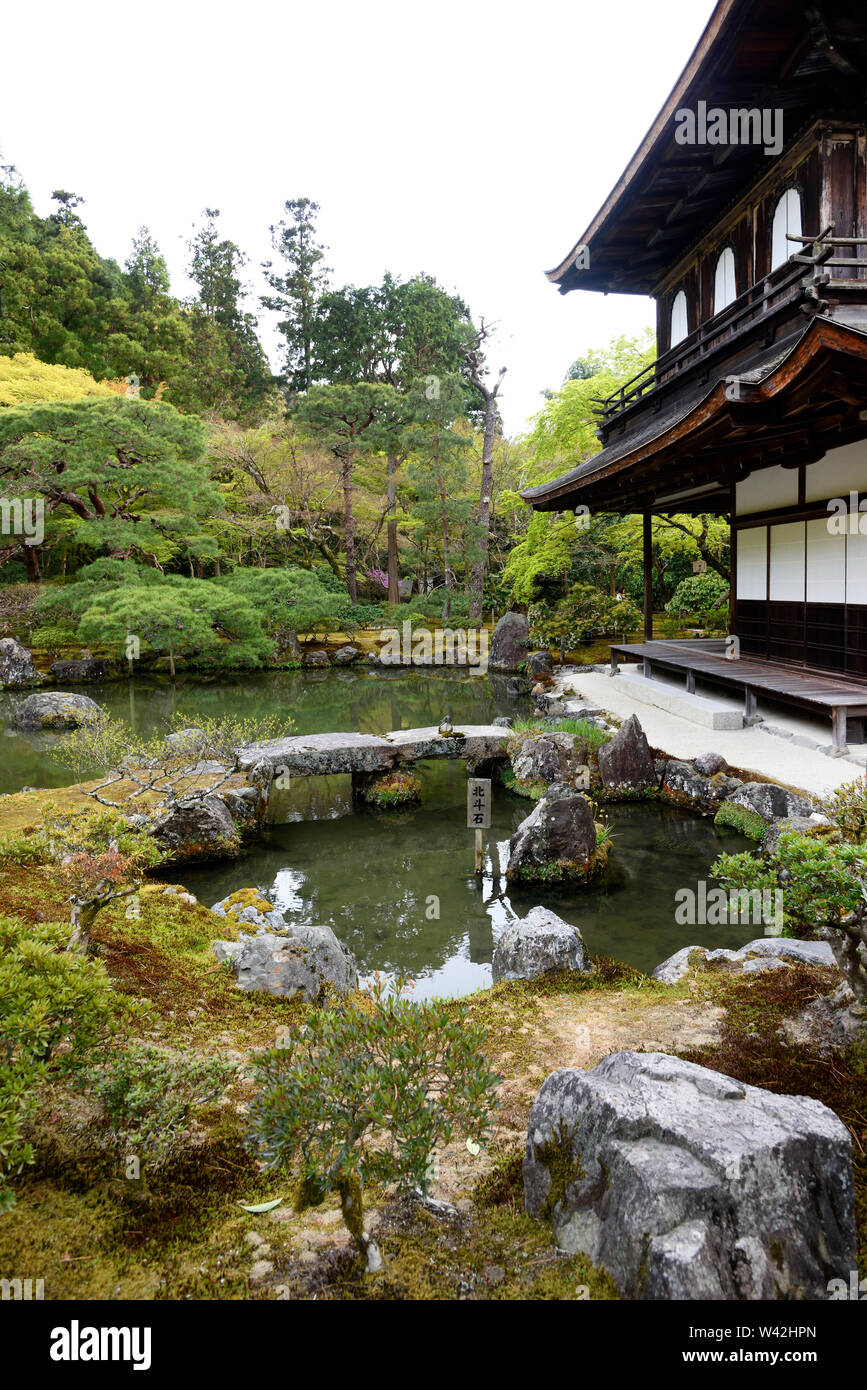 Silver pavilion temple hi-res stock photography and images - Alamy