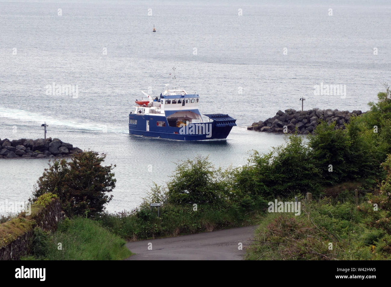Ferry at rathlin harbour hi-res stock photography and images - Alamy