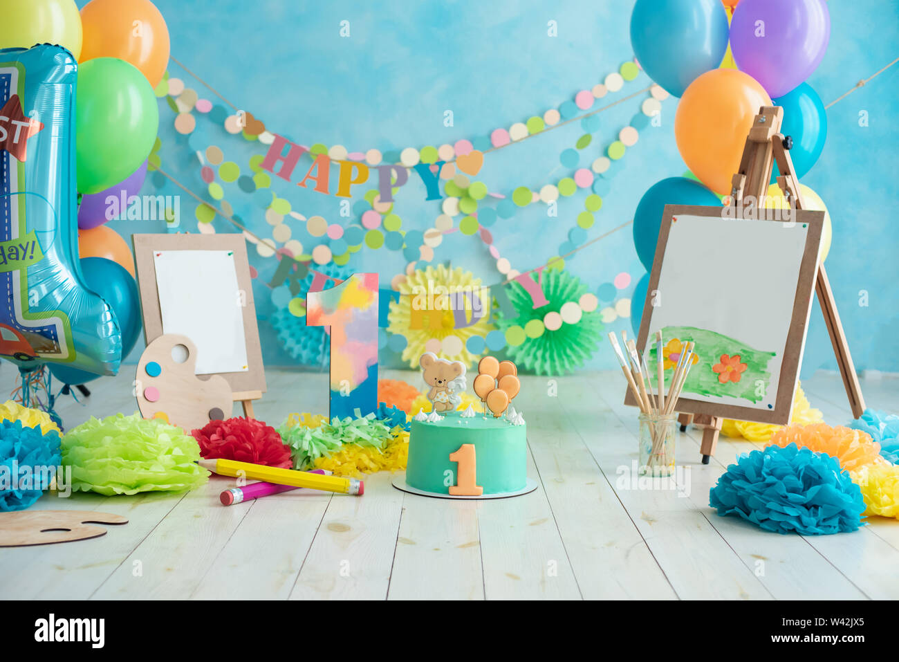 1st Birthday Wallpaper Background