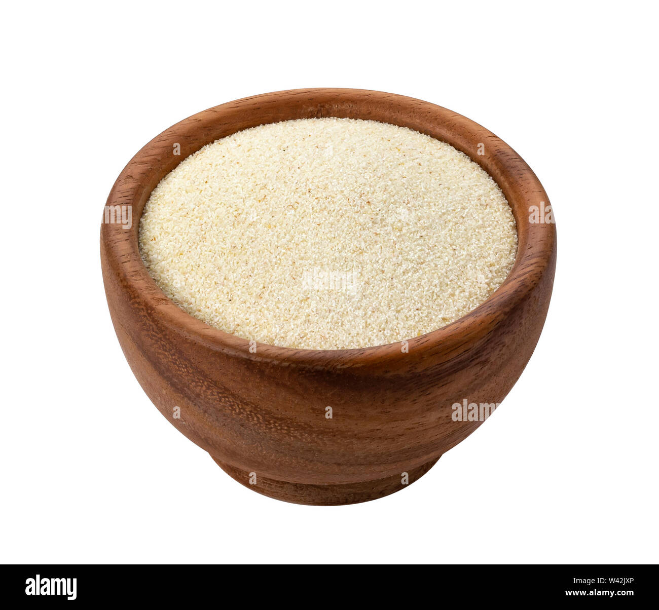 Semolina isolated on white background with clipping path, raw semolina ...