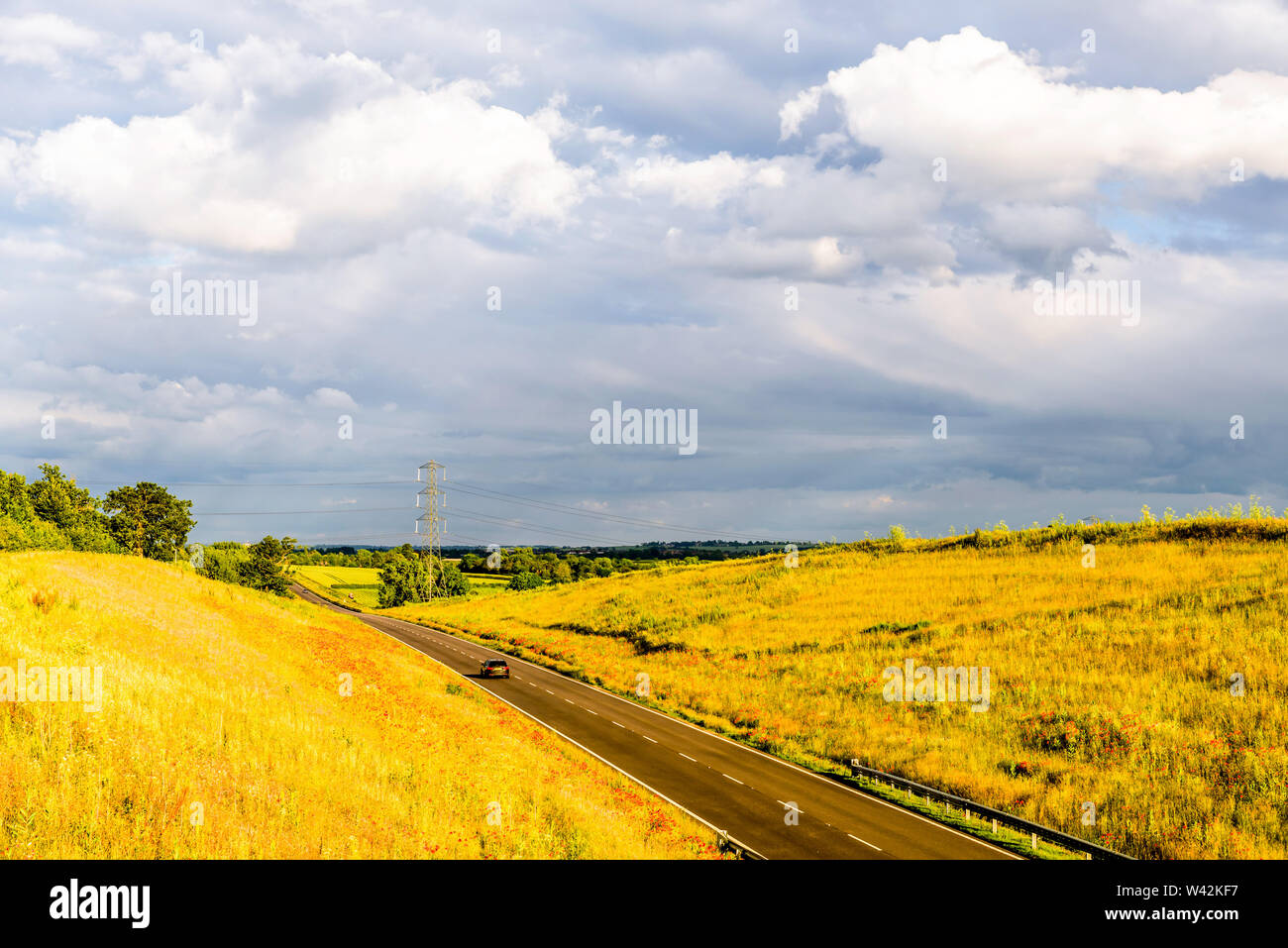 Empty motorway overhead hi-res stock photography and images - Alamy