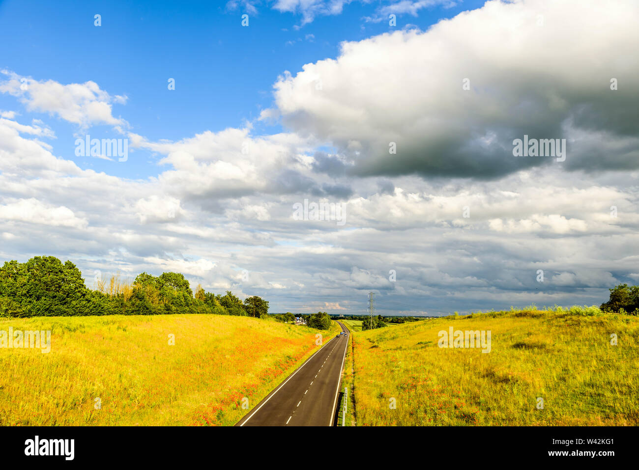 Empty motorway overhead hi-res stock photography and images - Alamy