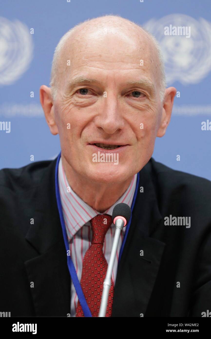 United Nations, New York, USA, July 12, 2019 - Justice Edwin Cameron ...
