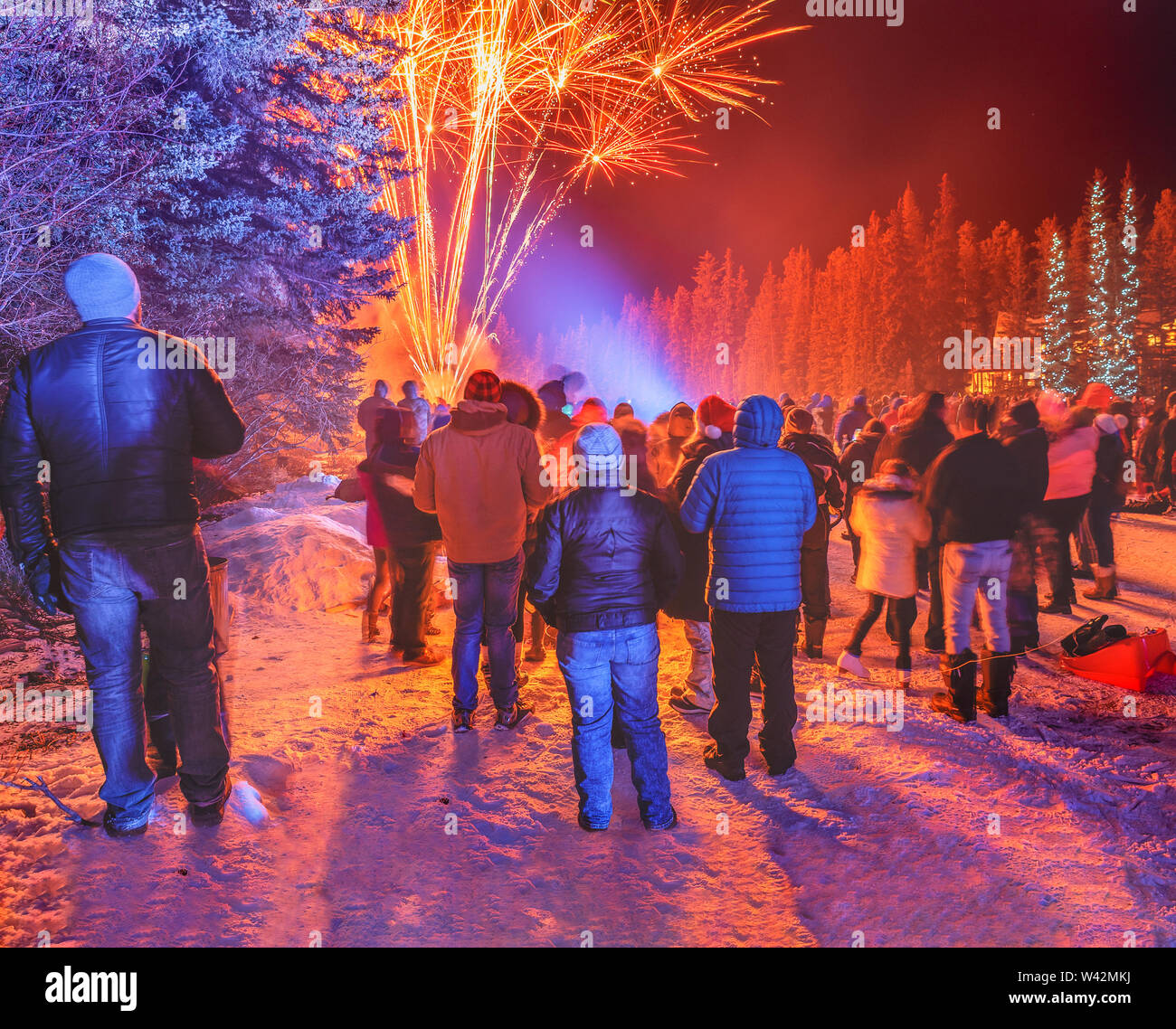Town canmore in canadian rockies hi-res stock photography and images ...