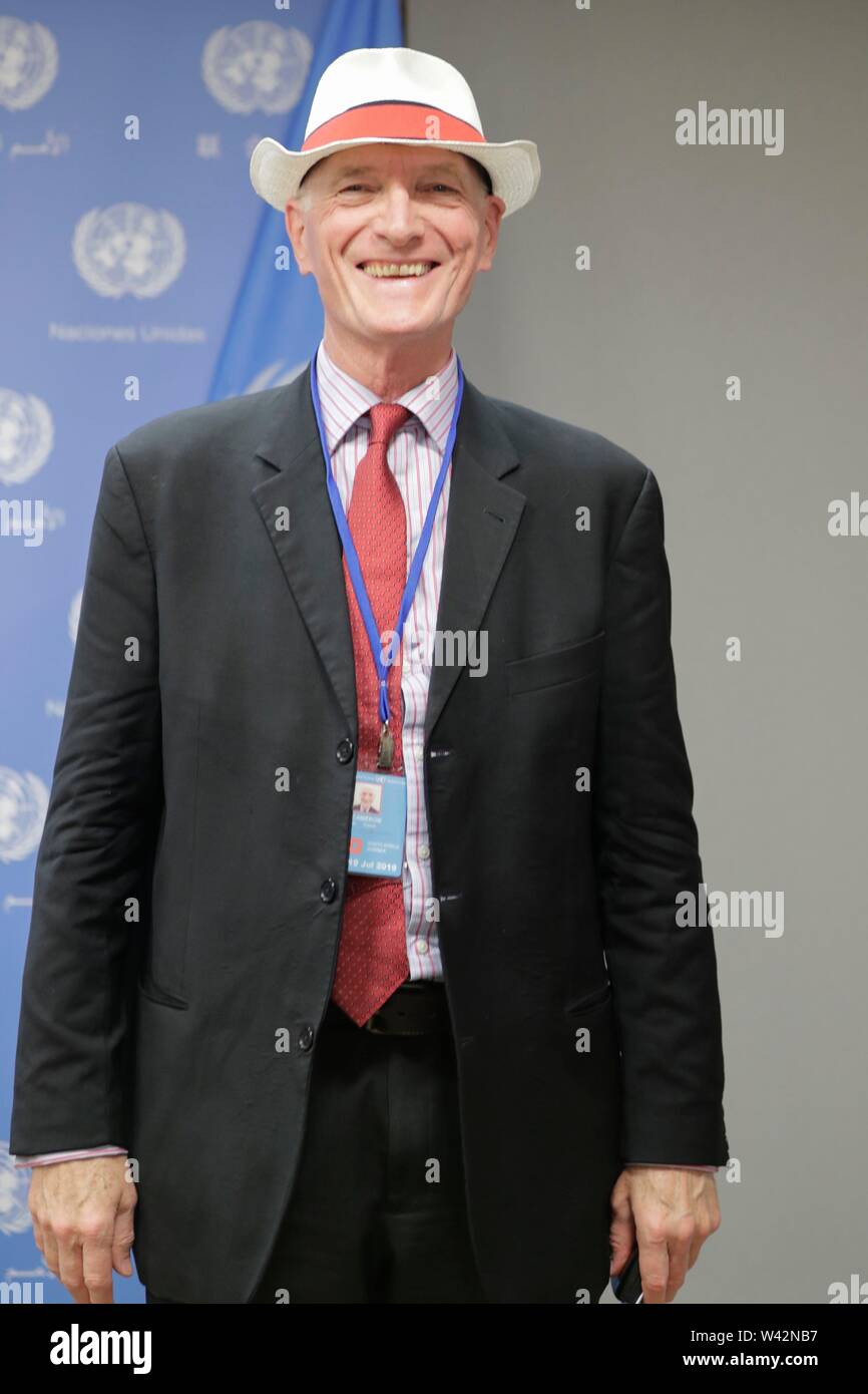 United Nations, New York, USA, July 12, 2019 - Justice Edwin Cameron ...
