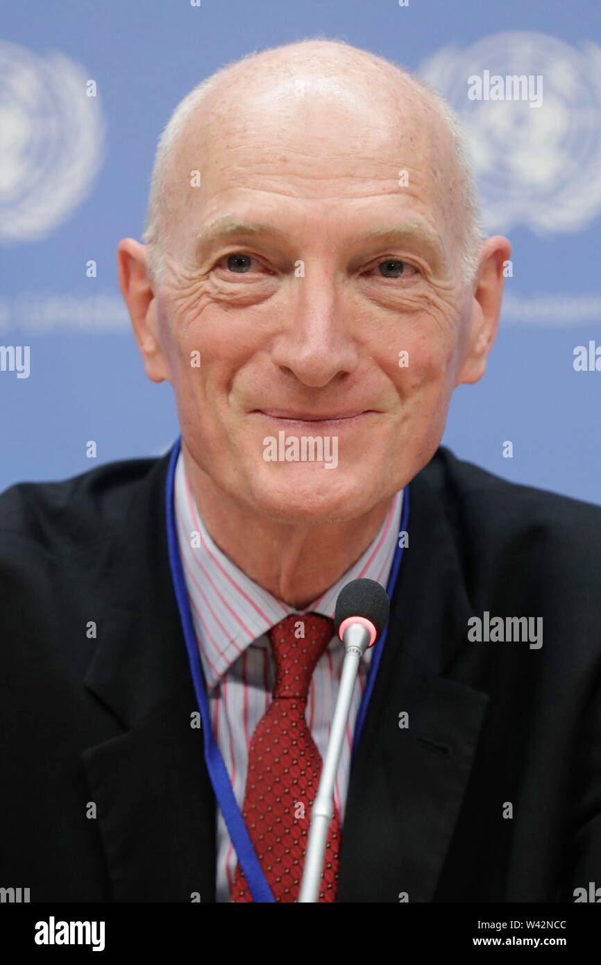 United Nations, New York, USA, July 12, 2019 - Justice Edwin Cameron ...