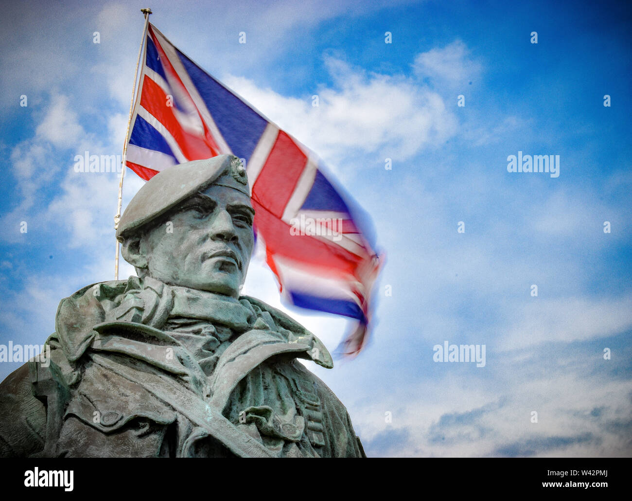 The Proud Marine Stock Photo - Alamy