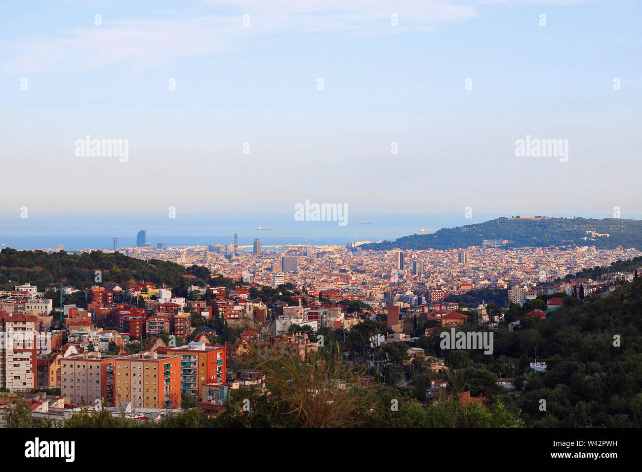 Panoramic barcelona hi-res stock photography and images - Alamy