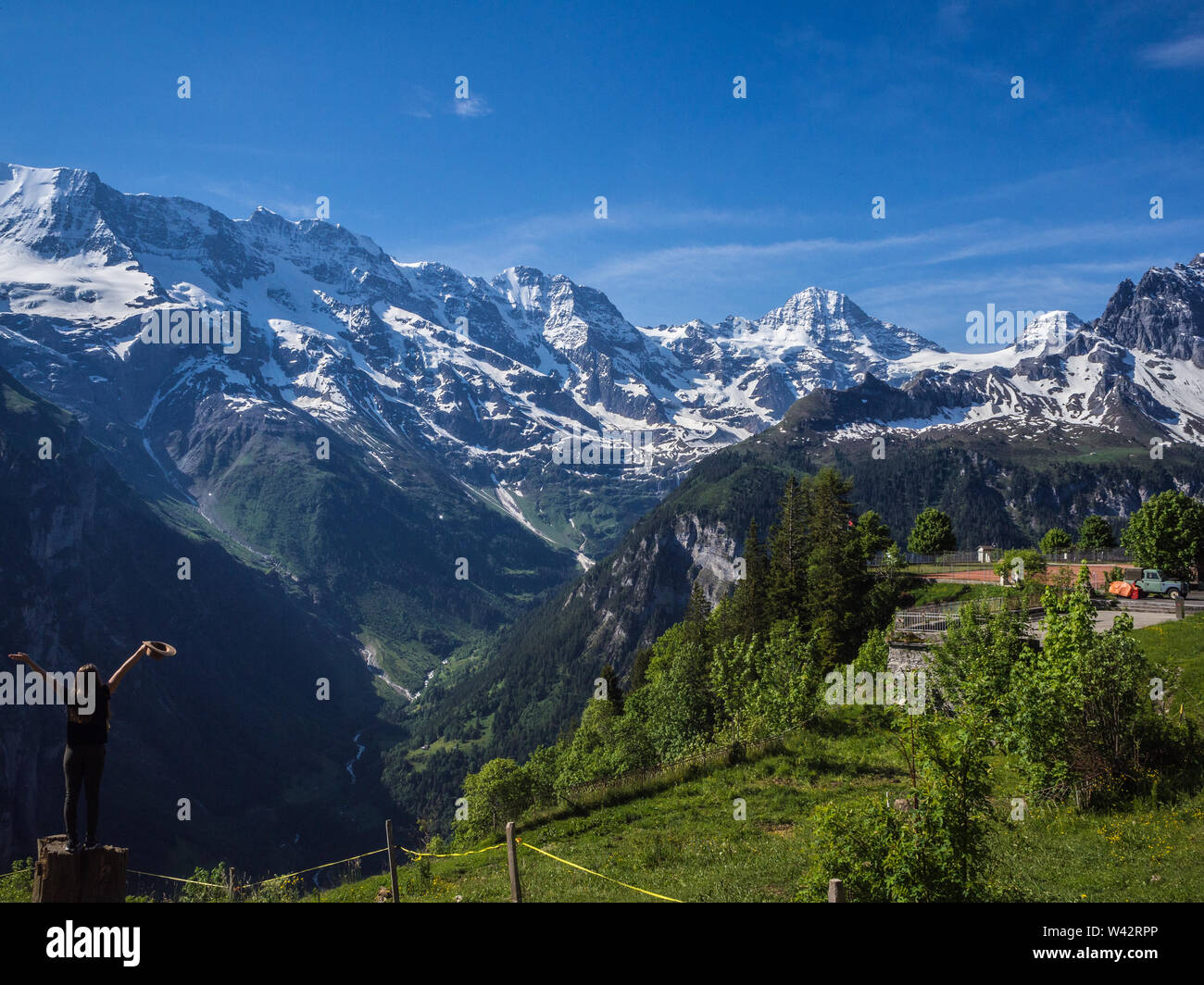 Murren views hi-res stock photography and images - Alamy
